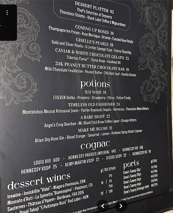 What's on the Menu at Giselle Miami?